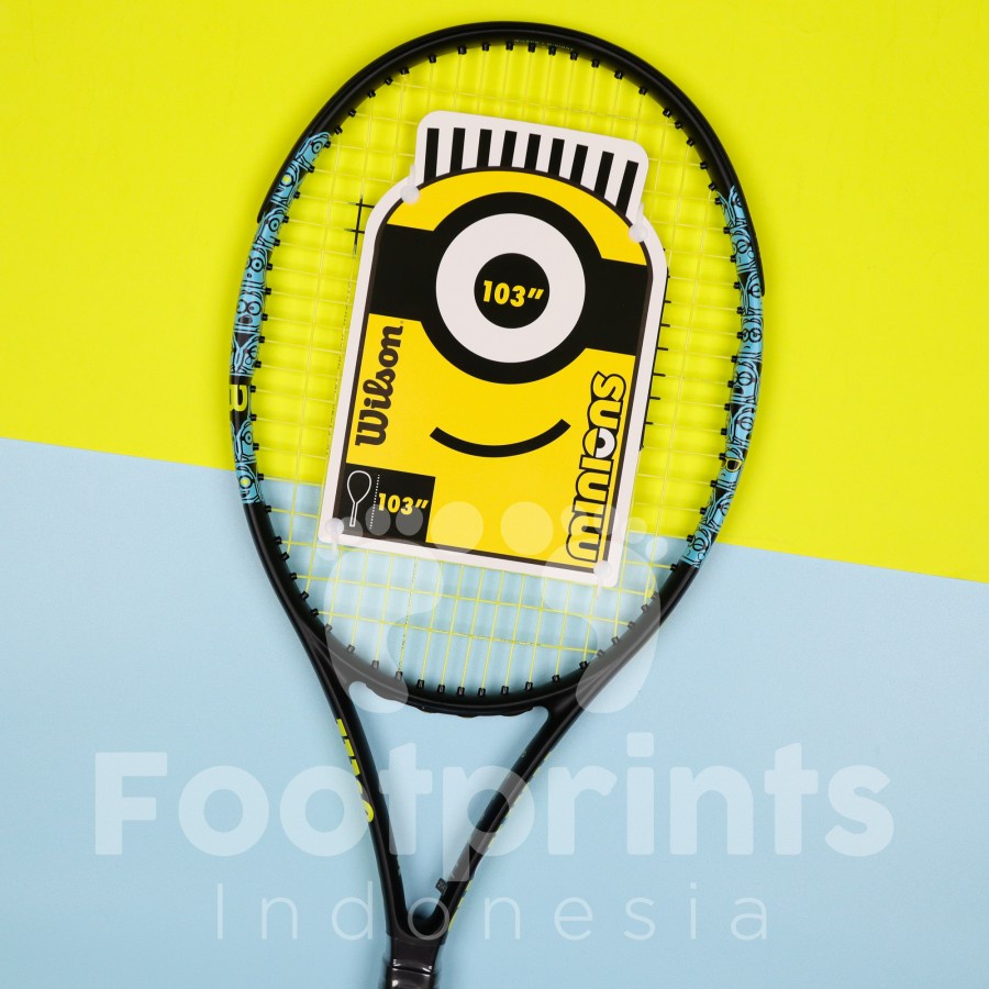 Jual Raket Tenis Wilson Minions 103 Tennis Racket Pemula 270 gr ...