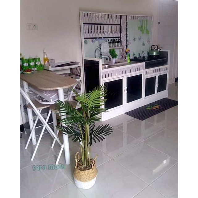 Jual kitchen set minimalis plus meja makan minimalis | Shopee Indonesia