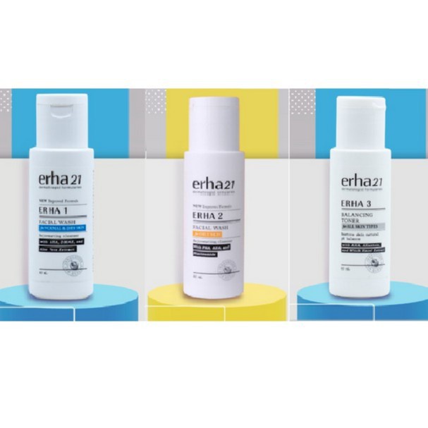 Jual ERHA 21 | 1 2 3 | NORMAL SKIN 60ML | OILY SKIN 60 ML | BALANCING ...