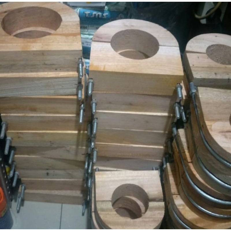 Jual Wooden Block 3" | Klem Pipa + Ubolt | Shopee Indonesia