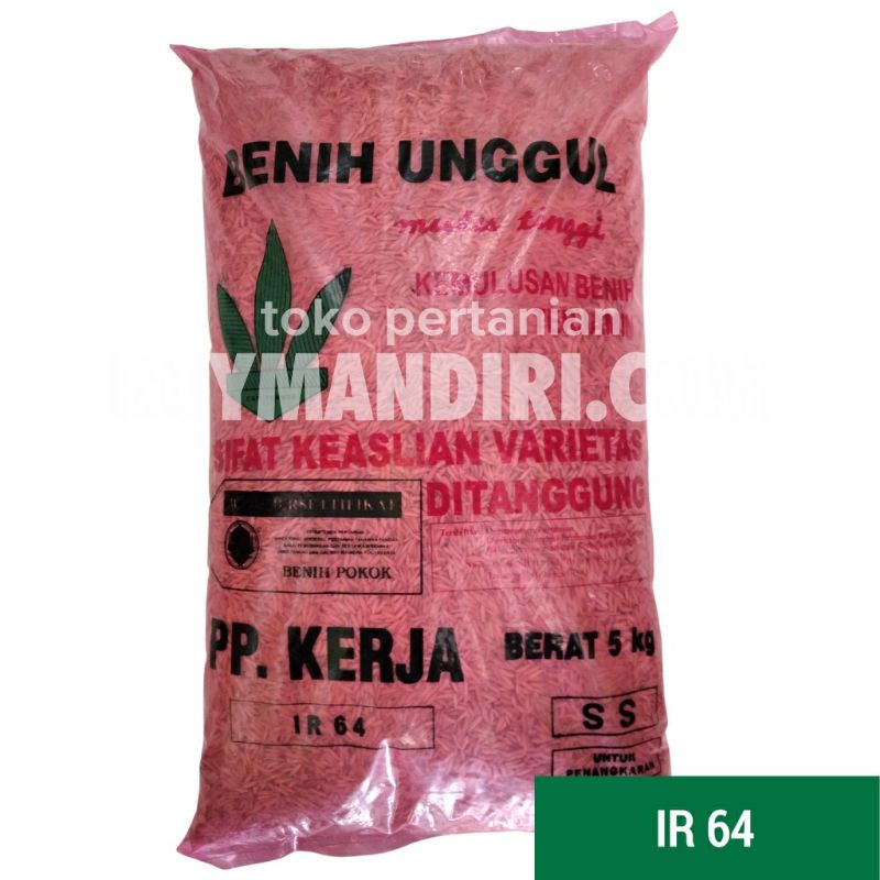 Jual benih padi unggul IR 64 kemasan 5 kg gabah besar | Shopee Indonesia