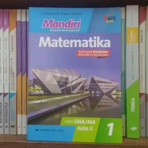 Jual Buku Mandiri Matematika Kelas 1 / X 10 Sma K13N Erlangga Peminatan | Shopee Indonesia