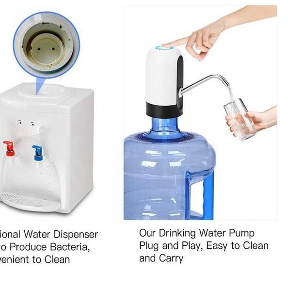 Jual Dispenser Pompa Air Galon Elektrik Listrik water Pencetan Galon ...
