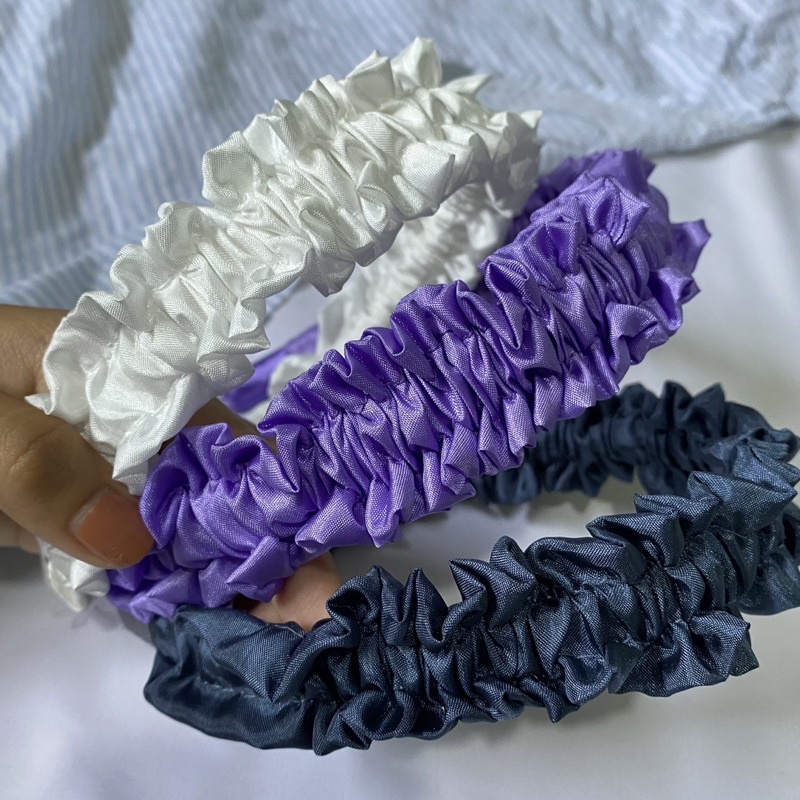 Jual [GP] Bando Scrunchie new | Bando Ruffle | Bando Kerut | Bando ...