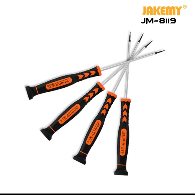 Jual JAKEMY JM-8119 Precision ScrewDriver -1.5 -2.0 +1.5 +1.2 Pentalobe ...