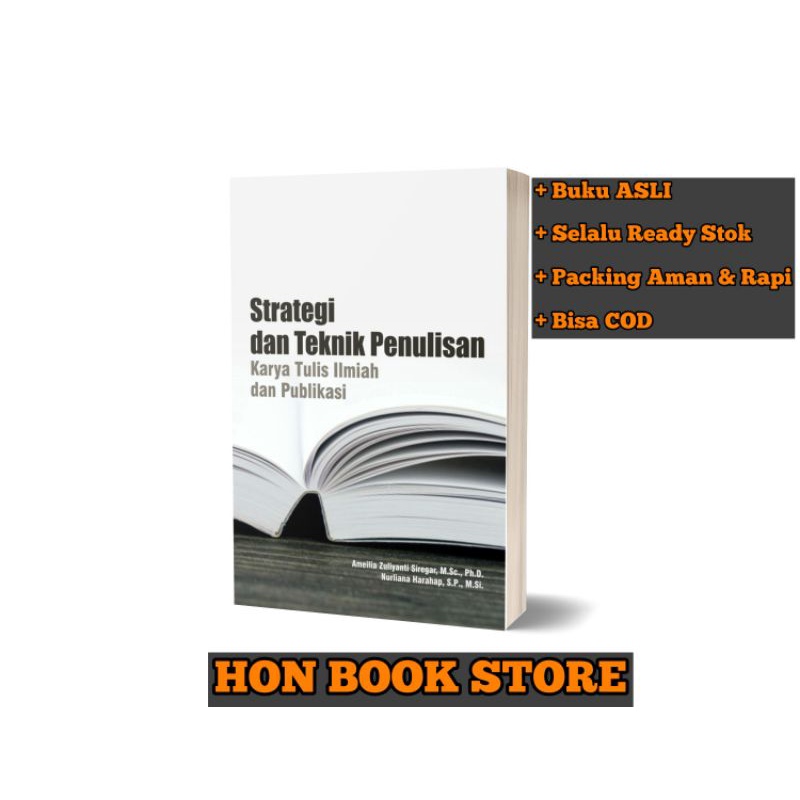 Jual Buku Strategi Dan Teknik Penulisan Karya Tulis Ilmiah Dan Publikasi | Ameilia Zuliyanti ...