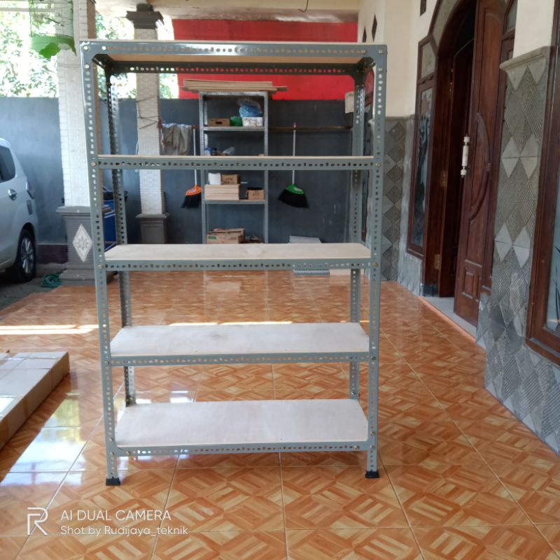 Jual RAK SIKU LUBANG (150X40X100) 5 SAP | Shopee Indonesia