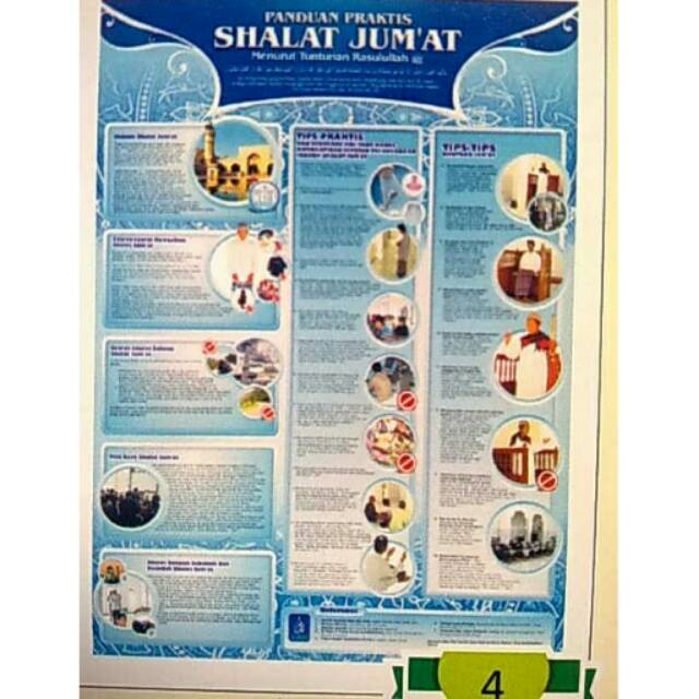 Jual Poster Tuntunan sholat jumat sesuai sunnah | Shopee Indonesia