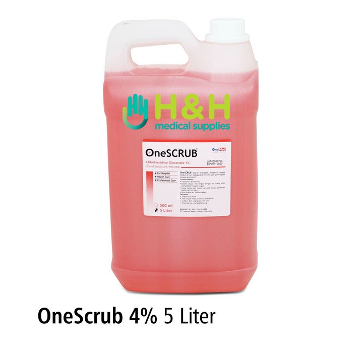 Jual One Scrub 5 Liter / One Scrub Onemed 4% / Handscrub | Shopee Indonesia