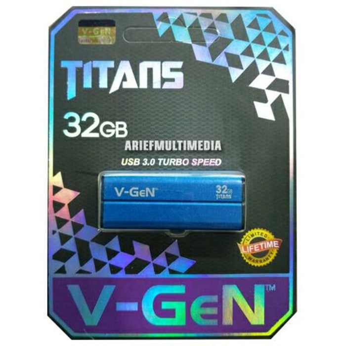 Jual USB 3.0 Flashdisk V-GEN Titans 32GB Turbo Speed | GARANSI RESMI ...