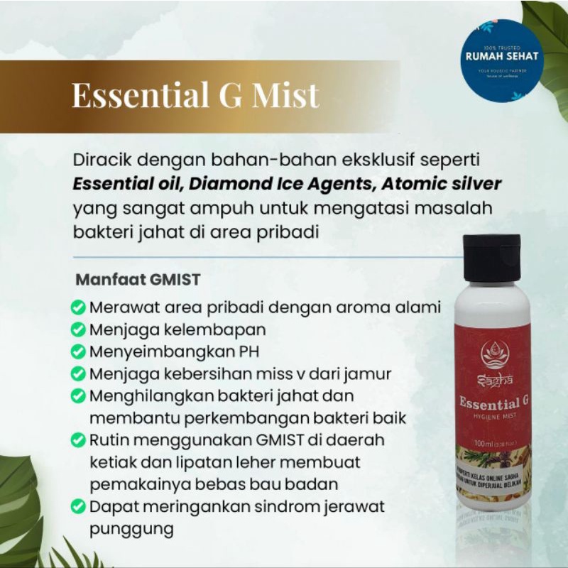 Jual Essential G Mist Formula terbaru, produksi Maret 2024 | Shopee ...