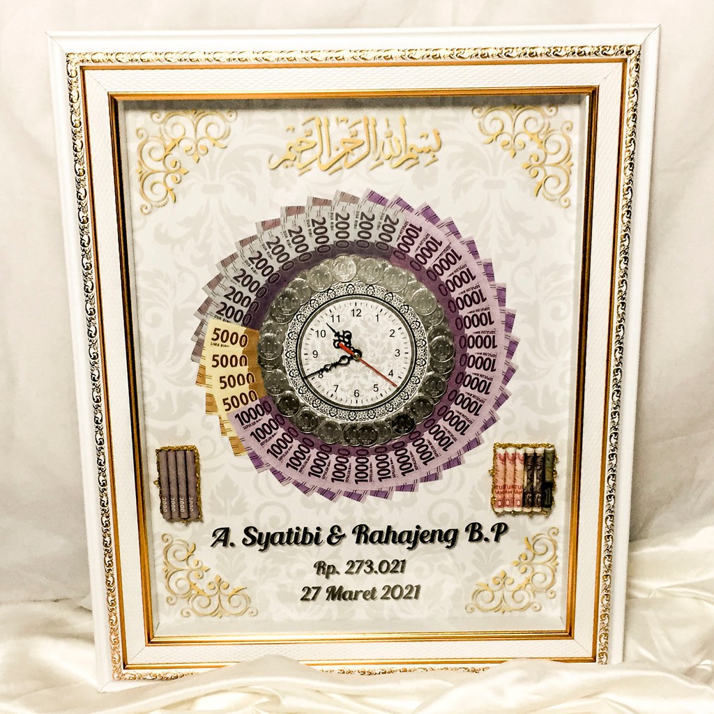 Jual Mahar Pernikahan Dengan Jam Ukuran 40 x 50 cm | Shopee Indonesia