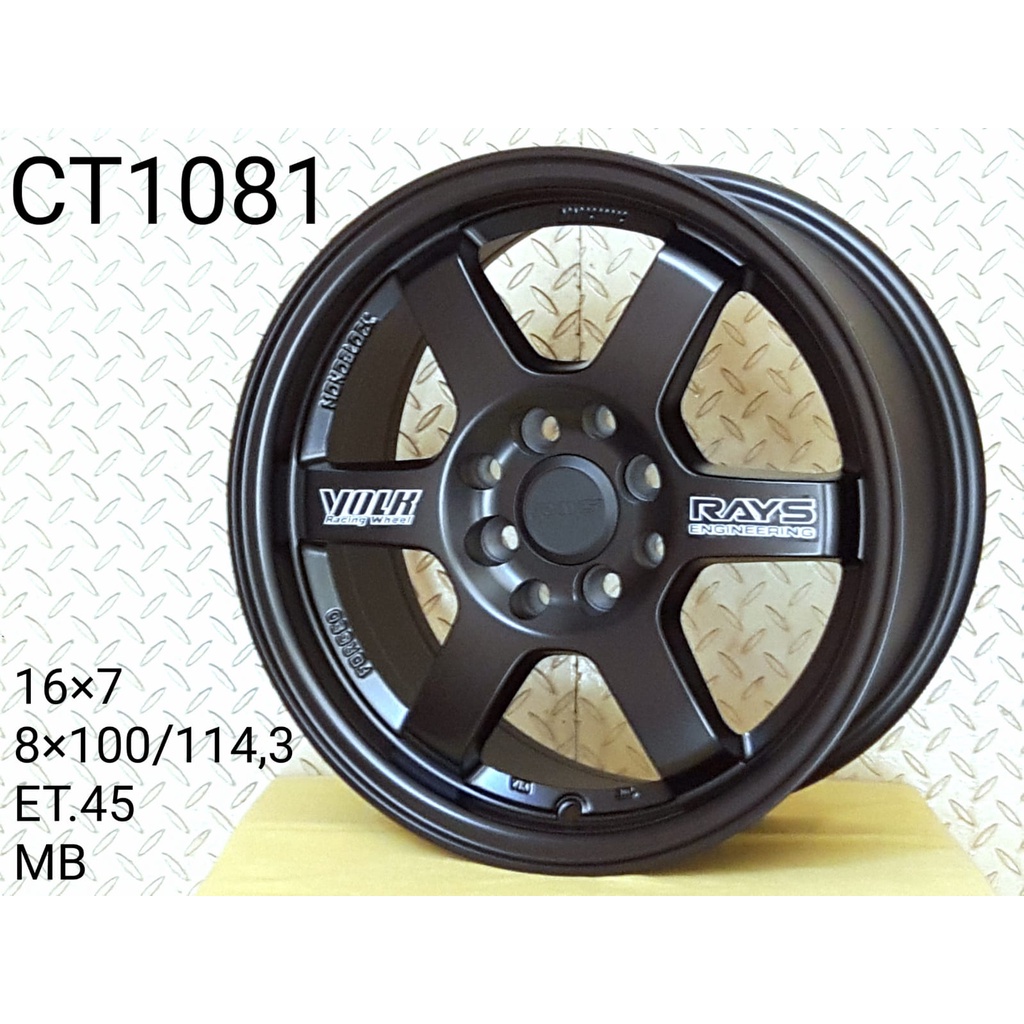 Jual Velg Mobil Rays TE37 R16 x 7 Pcd 4x100 .. 4x114.3 Et 45 | Shopee ...