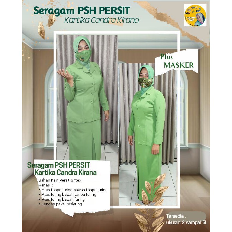 Jual Setelan Seragam PSH Persit Kartika Chandra Kirana (bahan ...