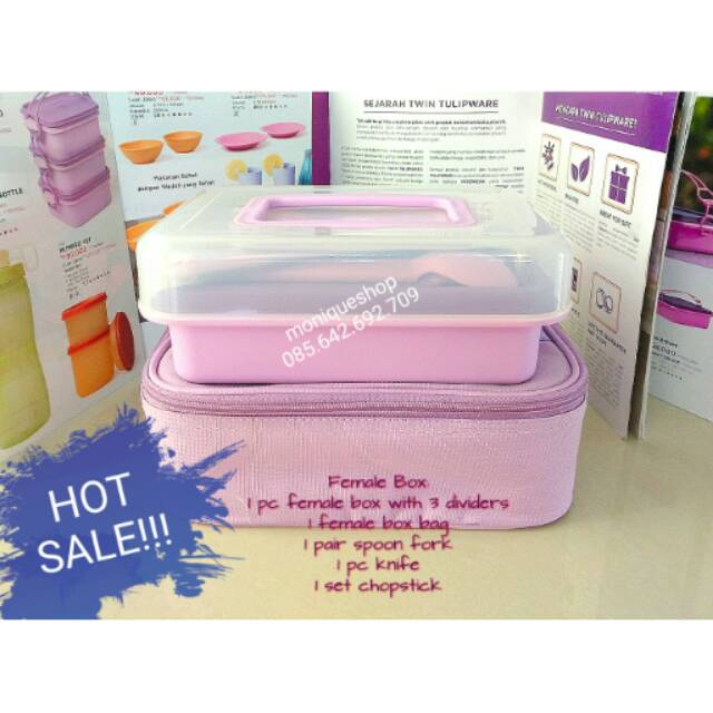 Jual Female Box Twin Tulipware | Shopee Indonesia