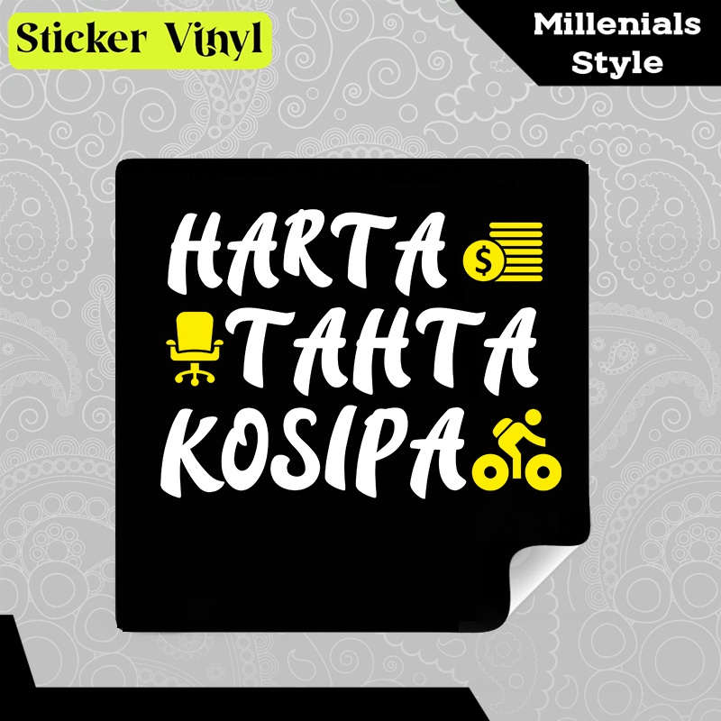 Jual Stiker Sticker Harta Tahta Kosipa Desain Tulisan Kata Sunda Keren ...