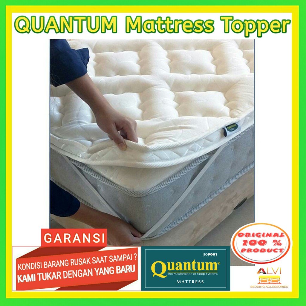Jual Quantum Topper Mattrass in Brilliant White Pelapis Kasur Pelindung ...