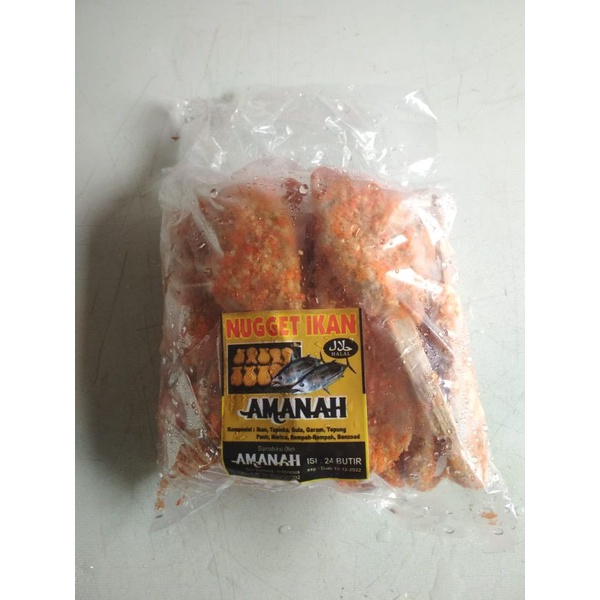 Jual Amanah Nugget Ikan coin dan Nugget Stick Panir 500 gr ( isi 24 ...