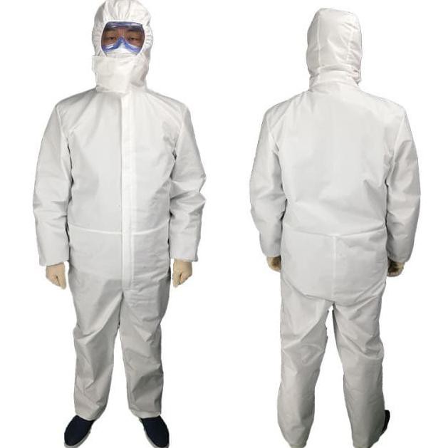 Jual Baju APD Hazmat Suit SF Non-woven Coverall Perlengkapan Medis ...