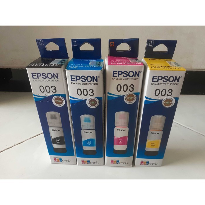 Jual TINTA PRINTER EPSON 003 TINTA MURAH TINTA GROSIR | Shopee Indonesia