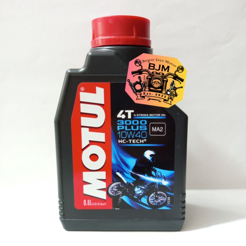 Jual Oli Motor Bebek Gigi Kopling MOTUL 4T 3000 PLUS 10W40 0,8L 800ml | Shopee Indonesia