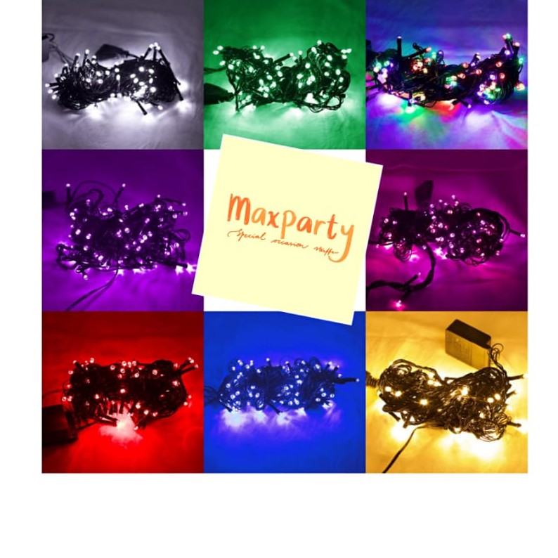 Jual Lampu LED 100 Kabel Hitam TUMBLR DEKORASI Hias | Shopee Indonesia