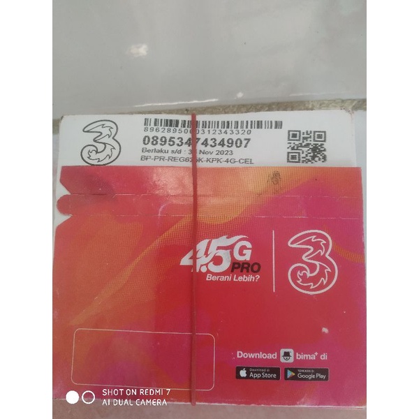 Jual kartu tri (sudah registrasi) | Shopee Indonesia