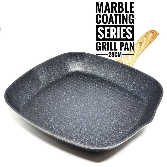Jual Wajan Panggangan BBQ Grill Pan Segi Teflon Anti Lengket YOSHIKAWA ...