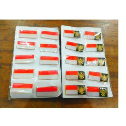 Jual [PRAMUKA] - PIN BENDERA MERAH PUTIH / PIN GARUDA MERAH PUTIH ...