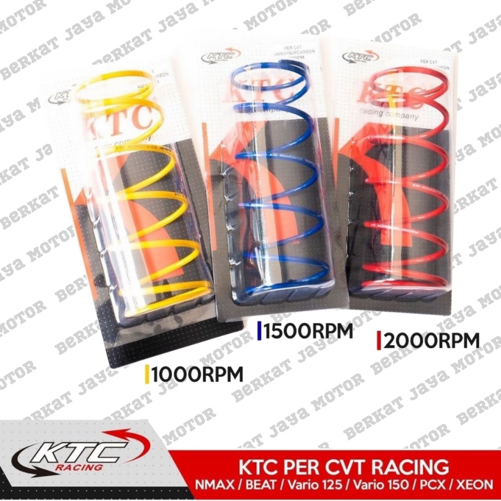 Jual PER CVT KTC KITACO RACING 1000 1500 2000 RPM PCX 150 VARIO 150 ...