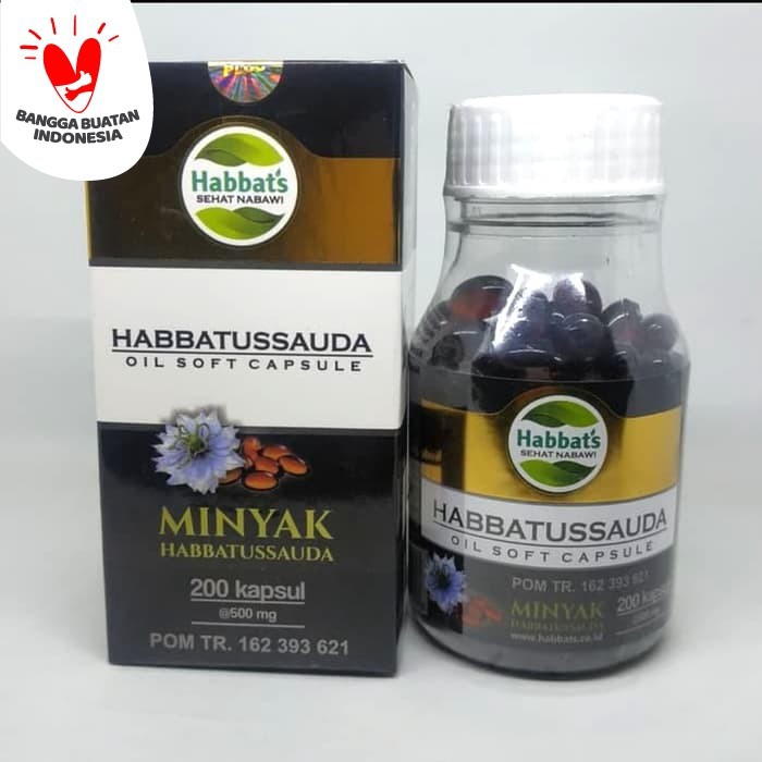 Jual Habbatussauda SoftGel Soft Gel Habbats ISI 200 KAPSUL | Shopee ...