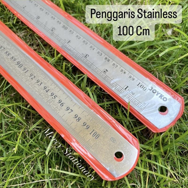 Jual Penggaris 100 Cm Stainless Steel Ruler Joyko Ruller | Shopee Indonesia