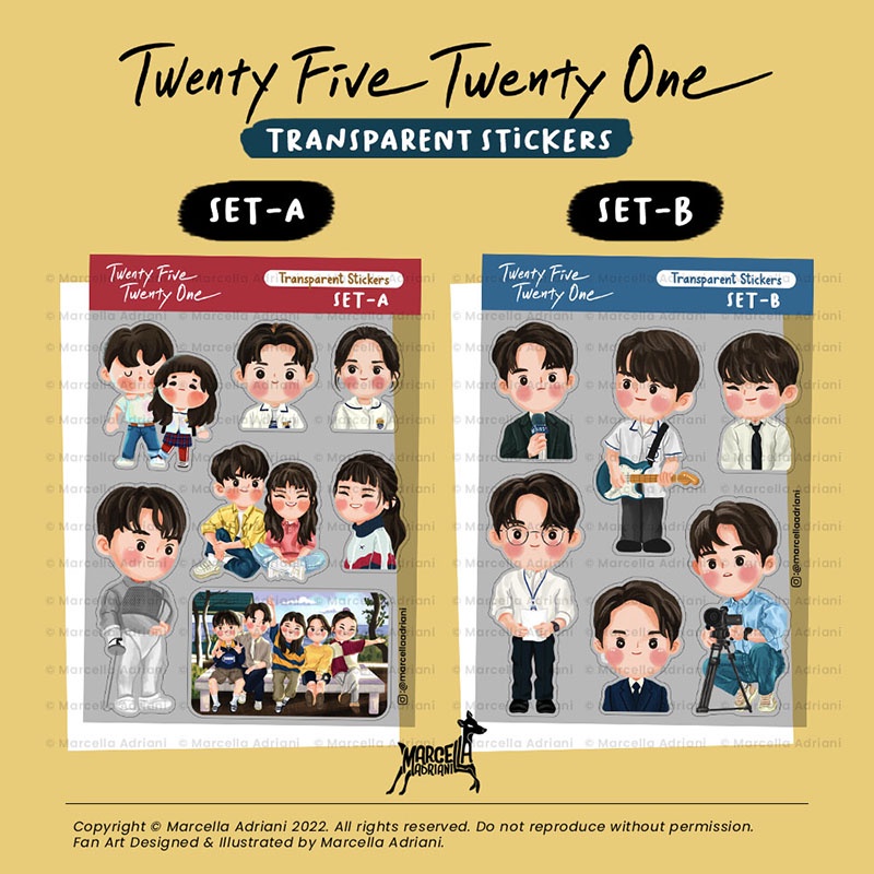 Jual Twenty Five Twenty One Merch Sticker 2521 Stiker Nam Joo Hyuk Kim ...