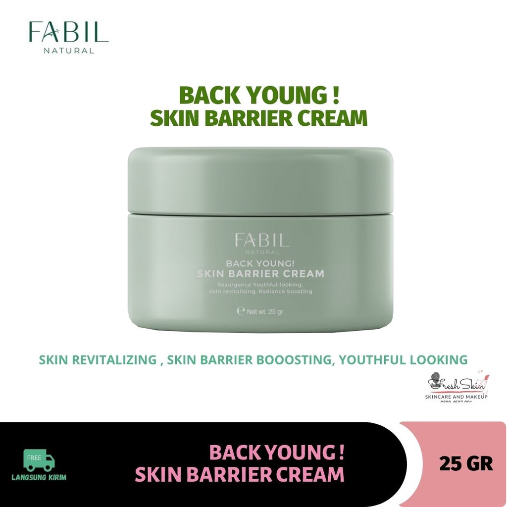 Jual Fabil Natural Back Young skin Barrier cream (moisturizer atasi ...