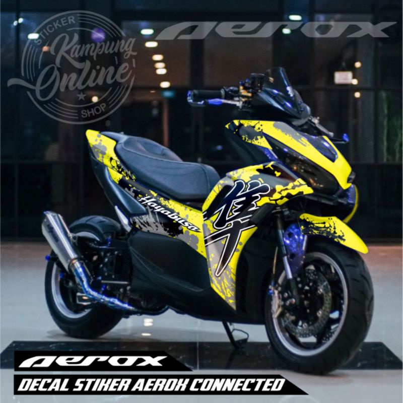 Jual Stiker Decal Aerox New Stiker Striping Full Body variasi striping ...