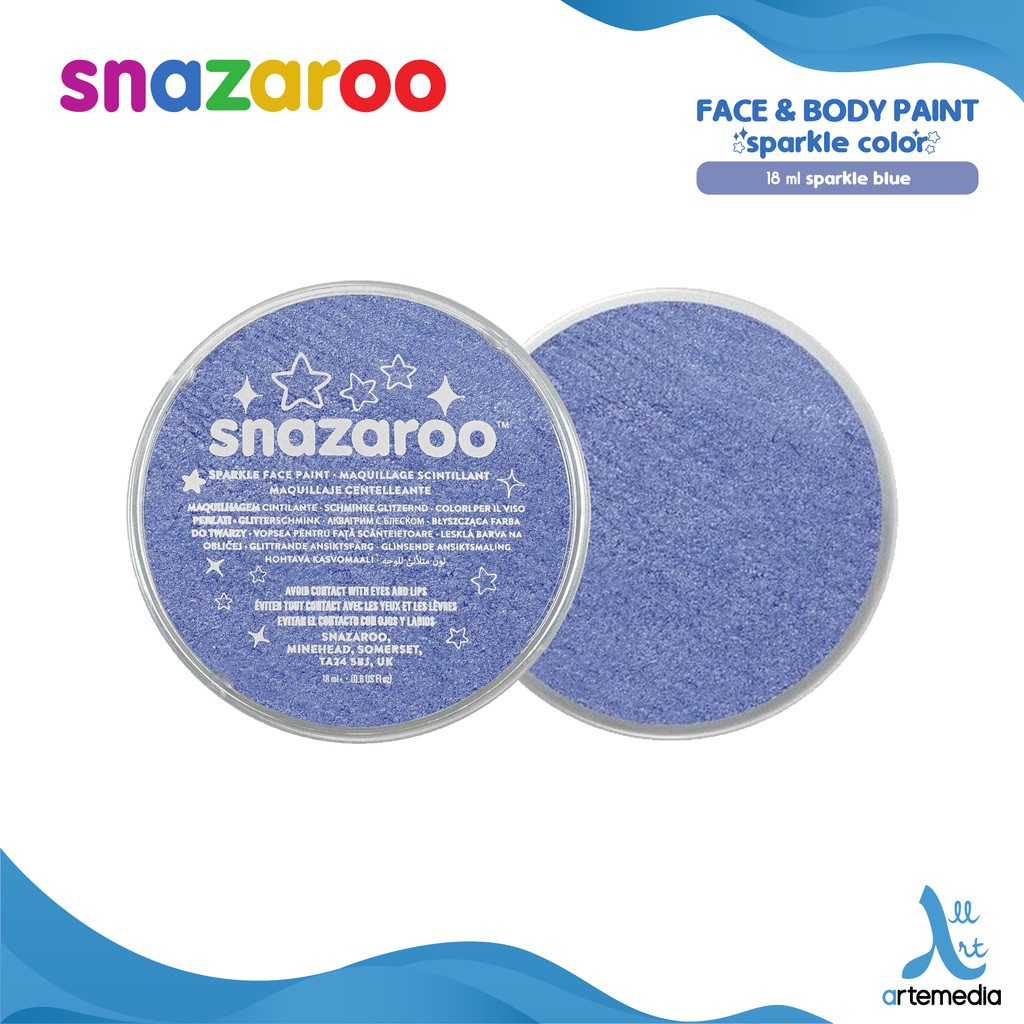 Jual Snazaroo Face Body Paint 18ml Sparkle Color Makeup Cat Muka dan ...