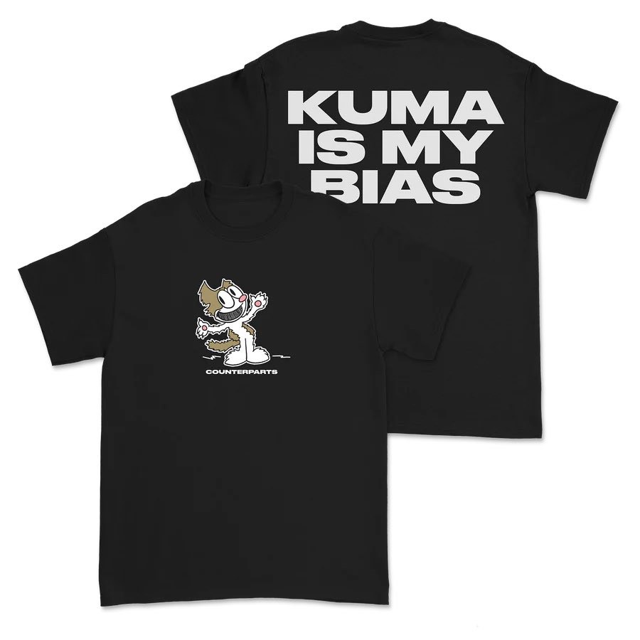 Jual Kaos Band Counterparts Kuma Tshirt Merchandise Cotton Combed by ...