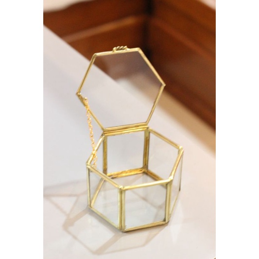 Jual cutom order. box mahar heksagonal diameter 8cm | Shopee Indonesia