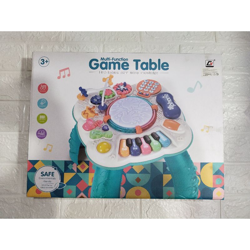 Jual Game Table Multi fungsi Piano organ motorik drum table meja 2in1 ...