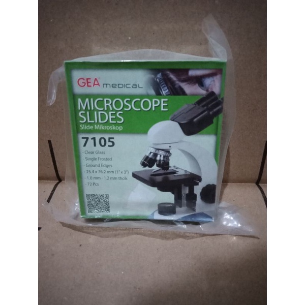 Jual Microscope Slides / Slide Mikroskop 7105 Gea | Shopee Indonesia