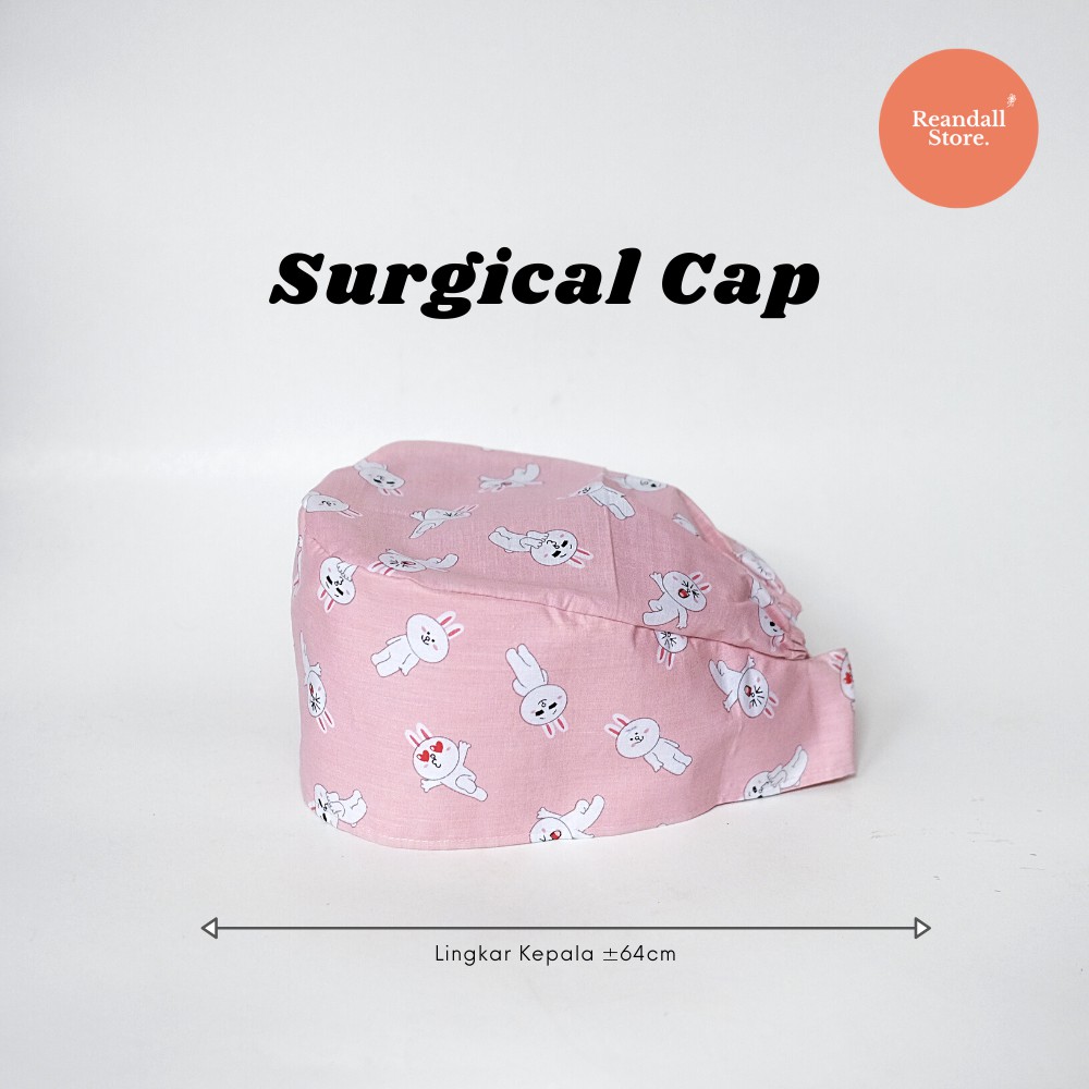 Jual (L) Surgical Cap / Topi Perawat / Topi Operasi / Topi Koki / Topi ...