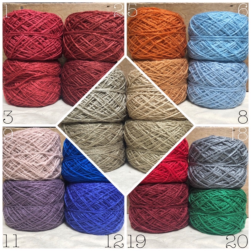 Jual benang rajut wol / wool acrylic | Shopee Indonesia