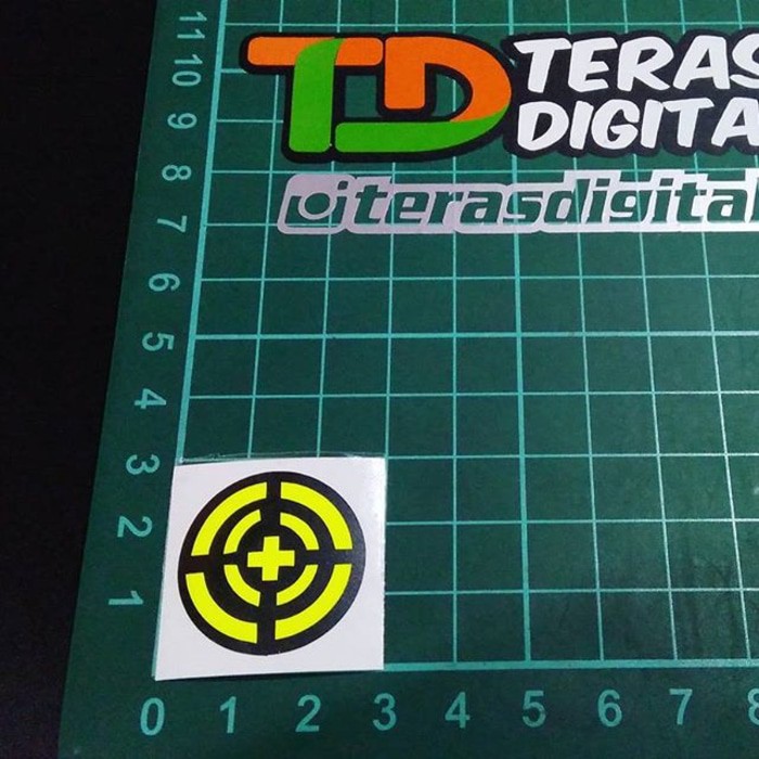 Jual Cutting Sticker target iannone kecil 3cm | Shopee Indonesia