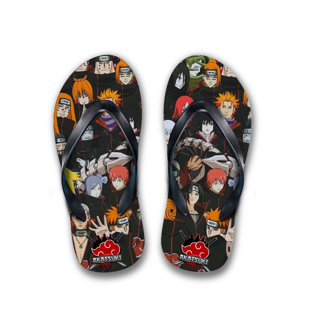 Jual Sandal Jepit Dewasa Anime Akatsuki Naruto | Shopee Indonesia