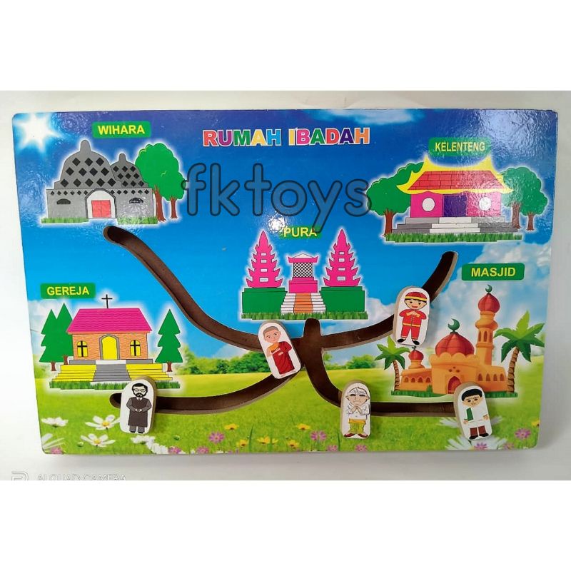 Jual Maze rumah ibadah_mainan edukatif | Shopee Indonesia