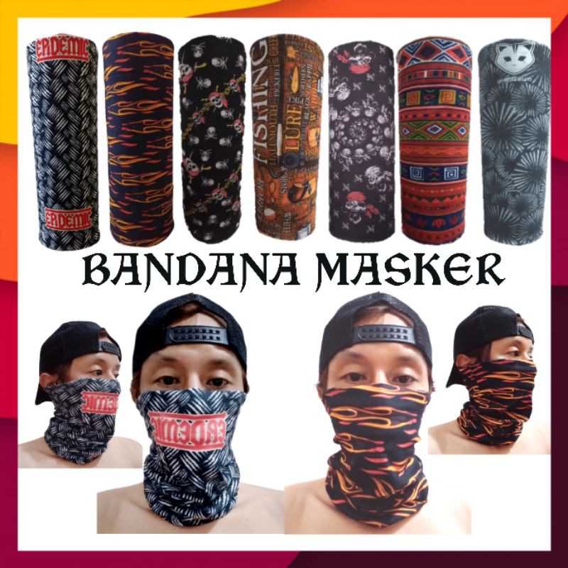 Jual Masker slayer bandana baf masker pengendara motor multifungsional ...