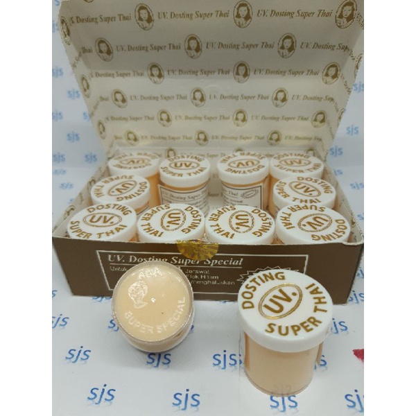 Jual 12 Pcs - DOSTING Uv Super Thai Cream Day & Night Whitening ...