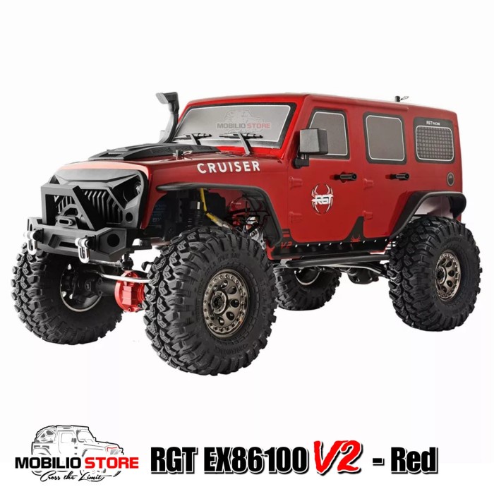 Jual RGT EX 86100 V2 1:10 Scale Rock Crawler Cruiser 4WD Offroad RTR RC ...