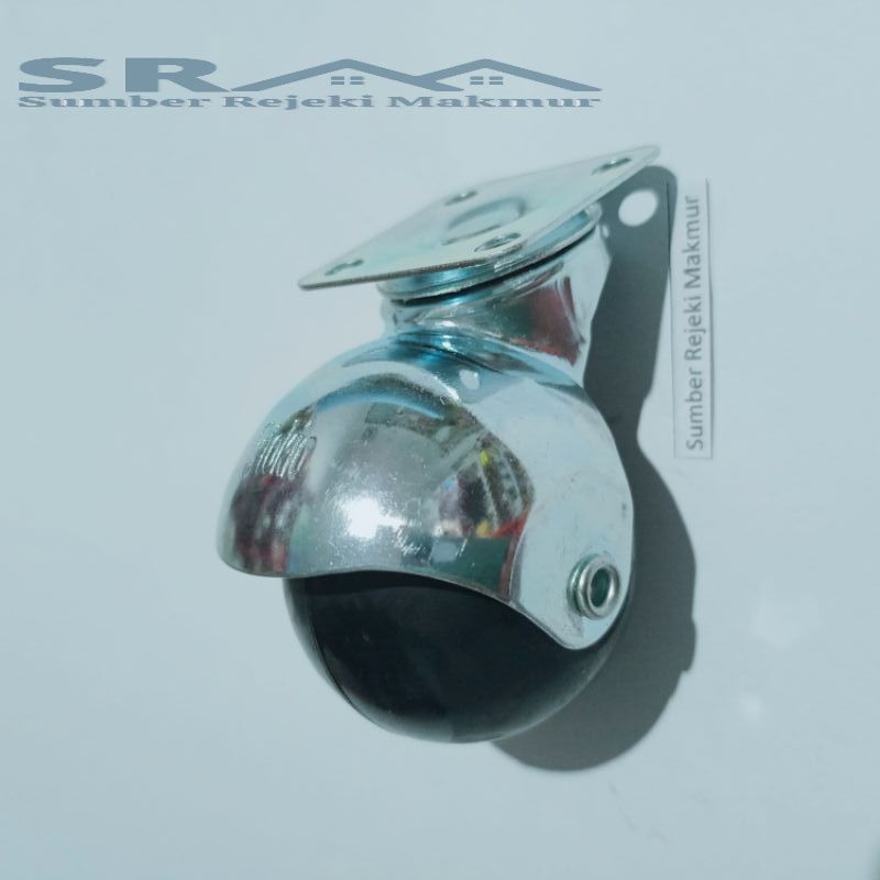 Jual Roda Caster Bulat Hidup 2 Inch / TG 50 mm roda Kastor Karet ...