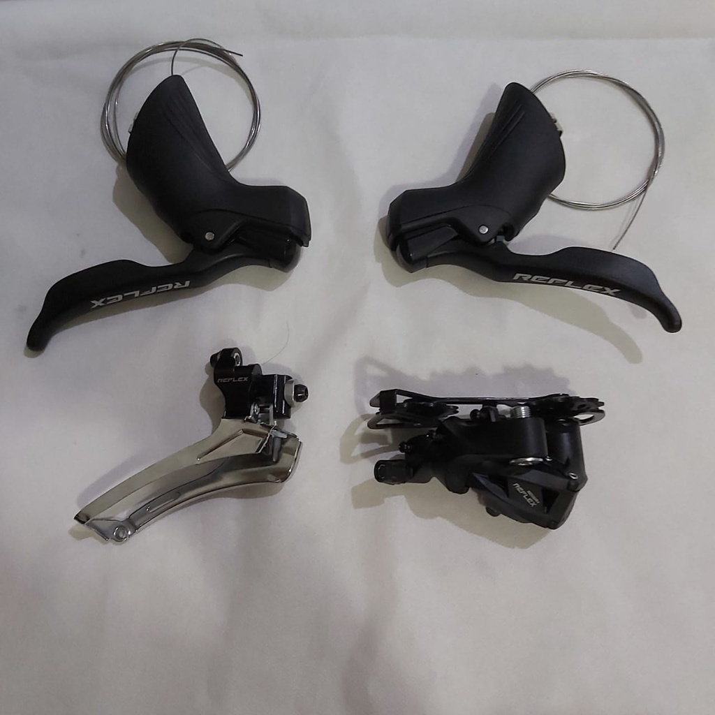 Jual MINI GROUP SET SENSAH REFLEX 2 X 8SPEED MINI GRUPSET ROADBIKE RD ...